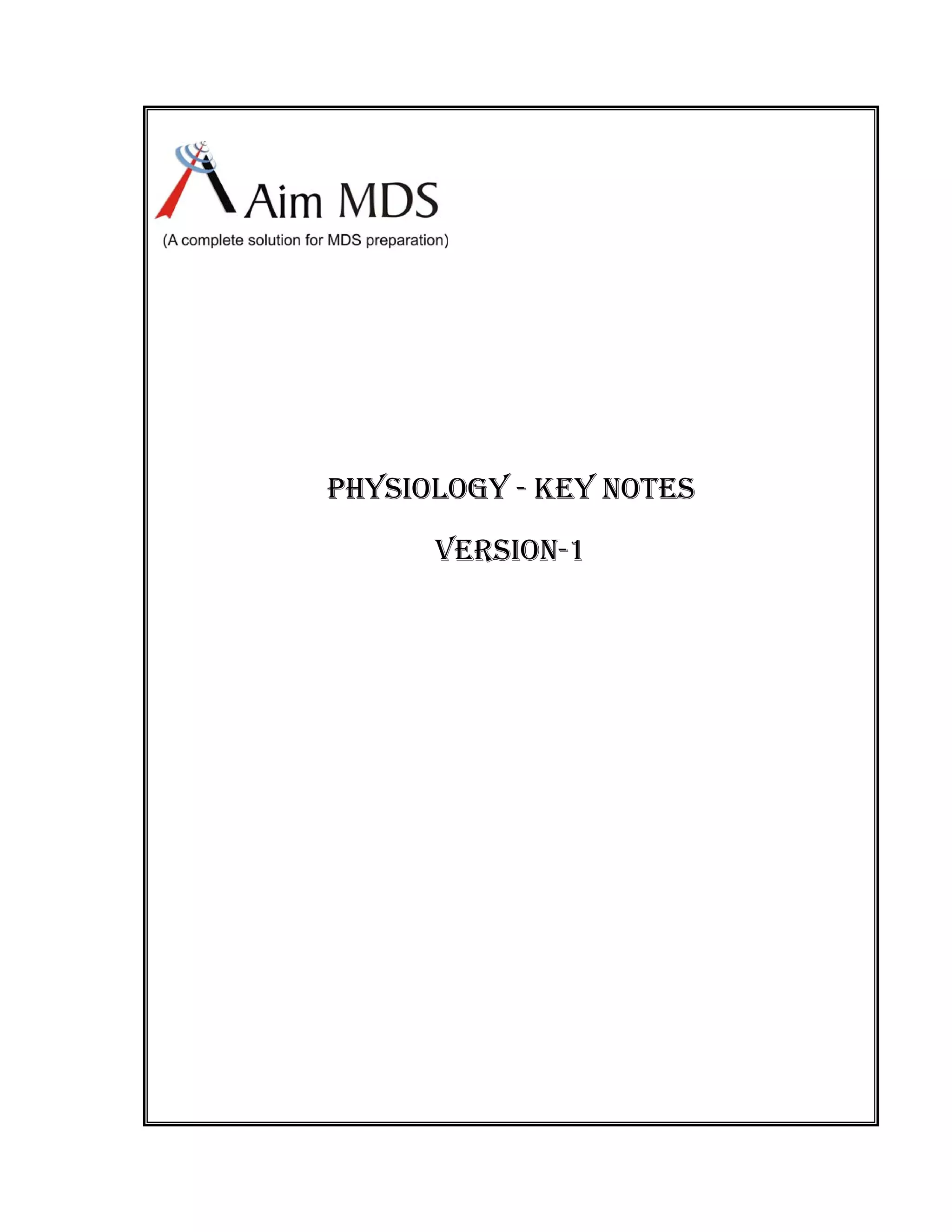 Sample chapter -key_notes | PDF