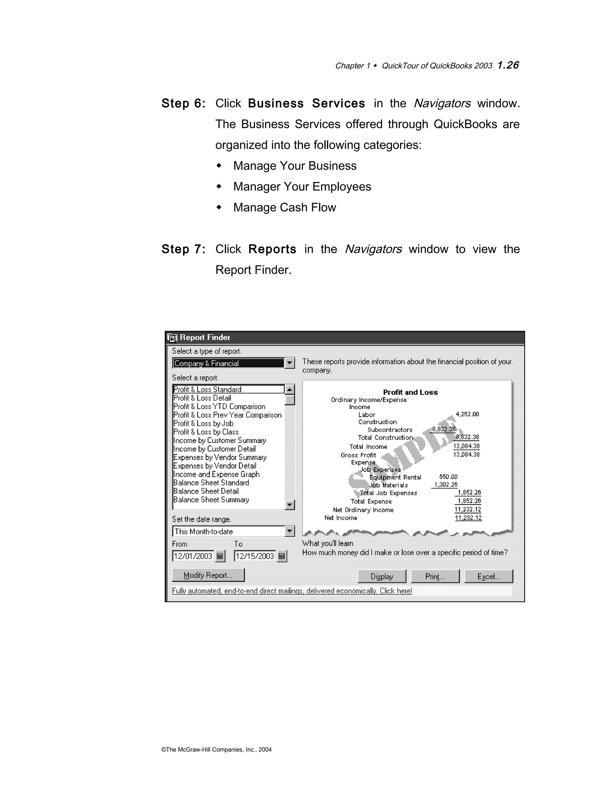 Quickbook Complete notes | DOC