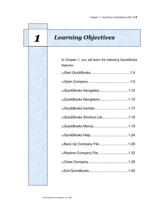 Quickbook Complete notes | DOC