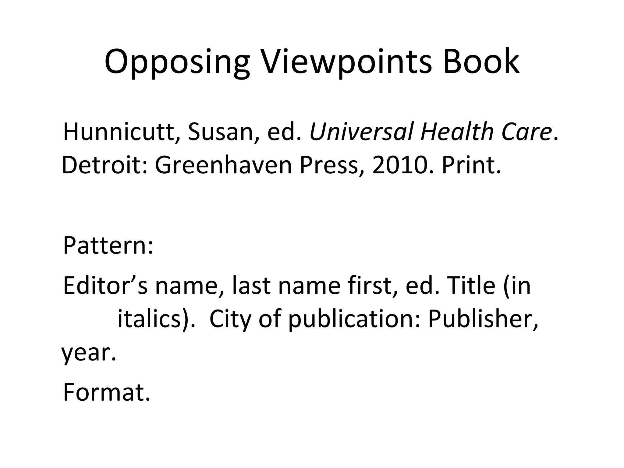 Sample citations in mla style esl class | PPT