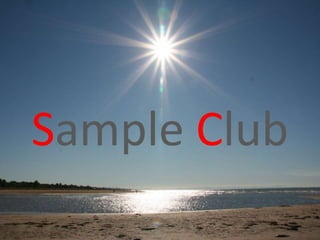 Sample Club presentation English | PPSX