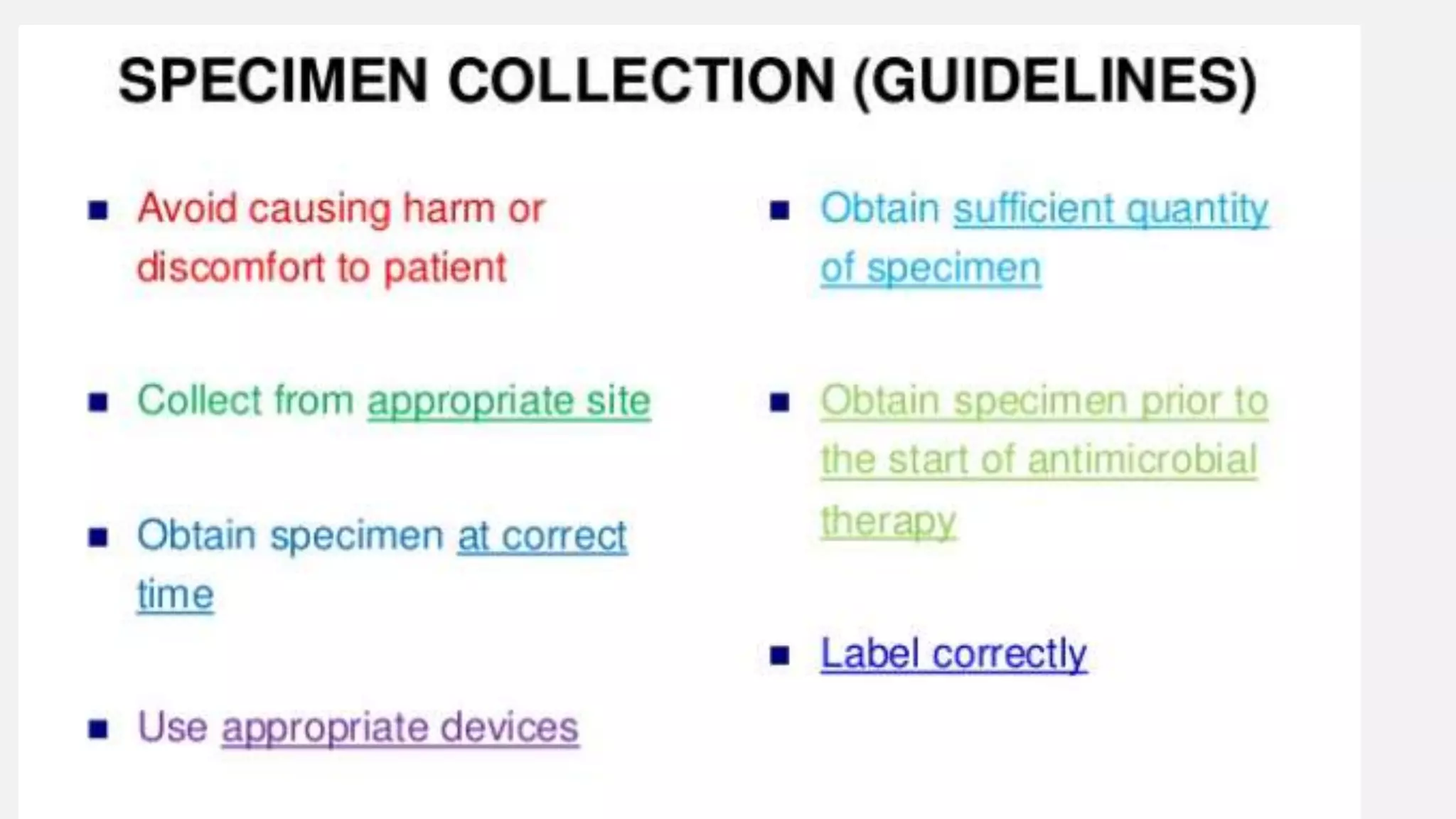 Sample collection | PPT