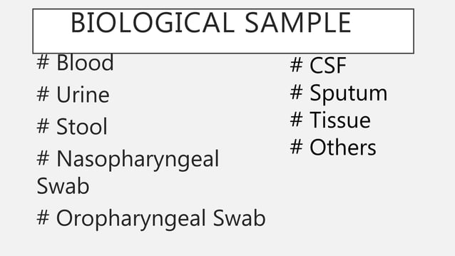 Sample collection | PPT