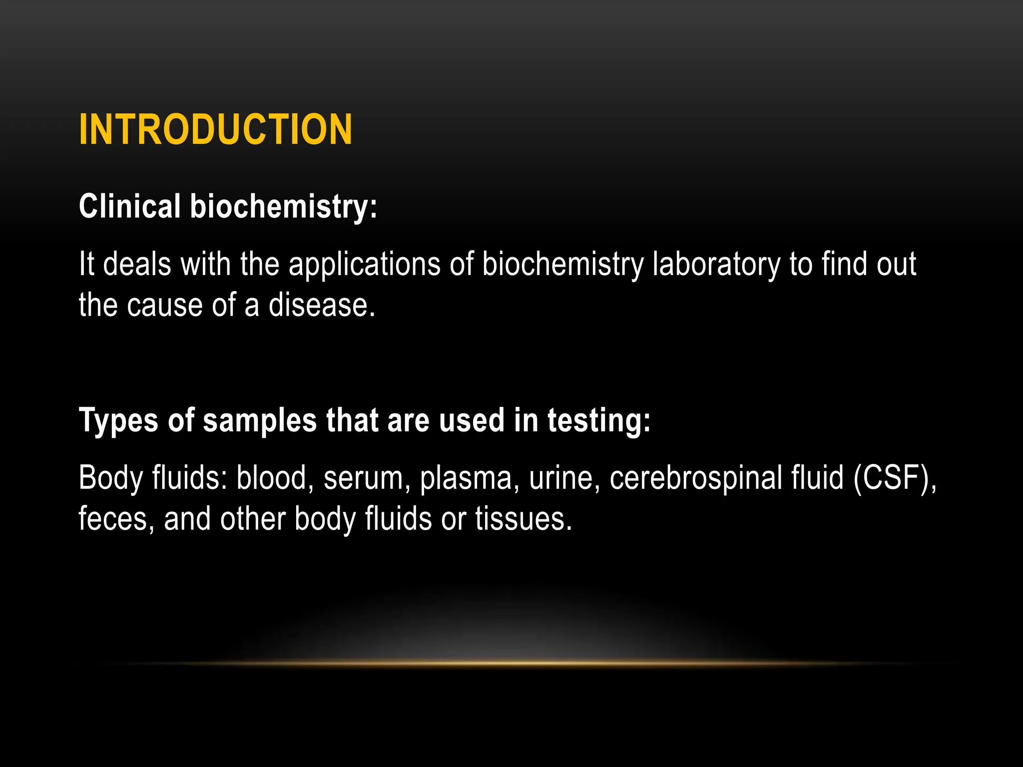 Human Sample Collection - An Introduction to Clinical Chemistry | PPT