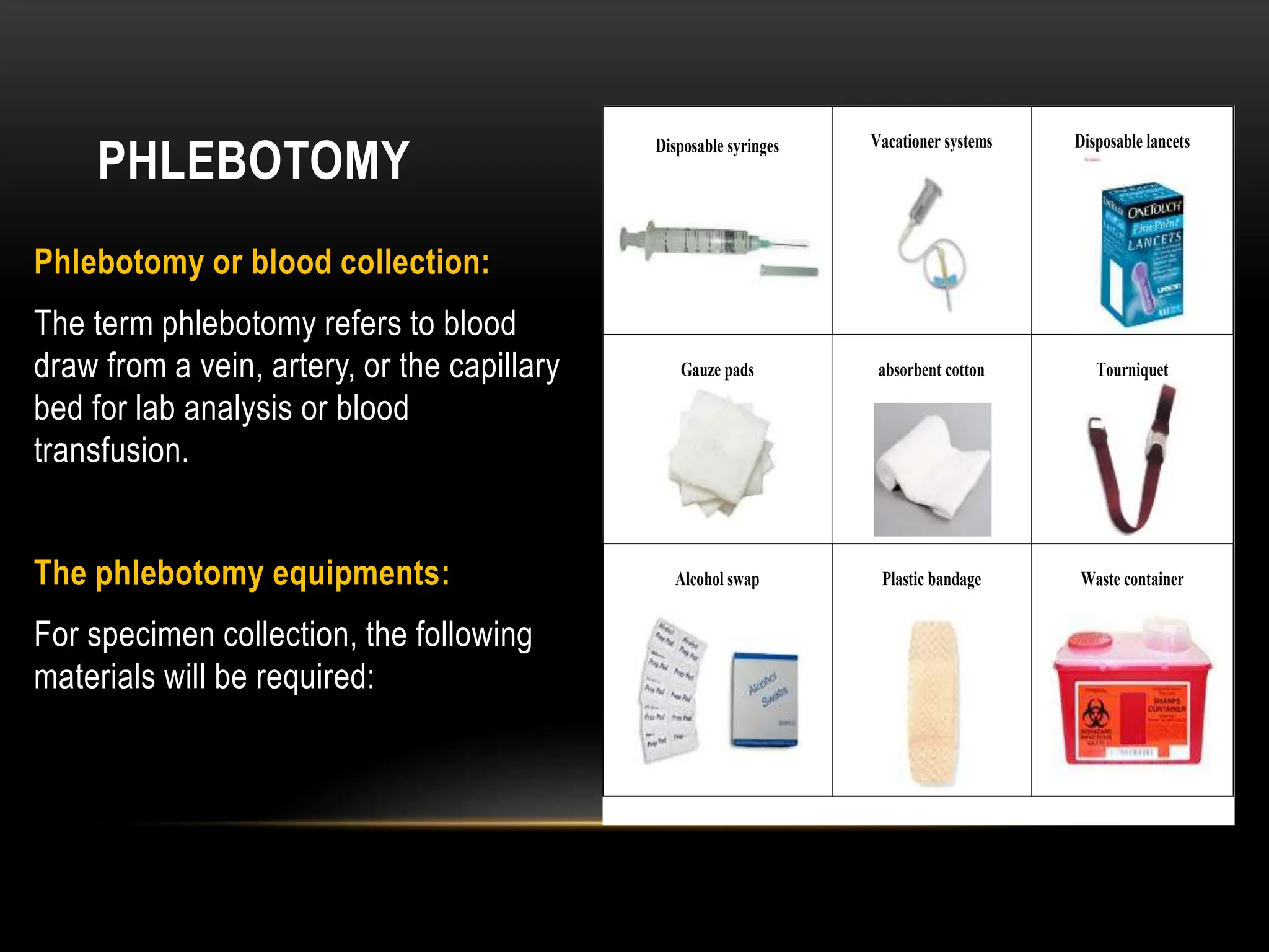 Human Sample Collection - An Introduction to Clinical Chemistry | PPTX