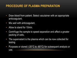 Human Sample Collection - An Introduction to Clinical Chemistry | PPT