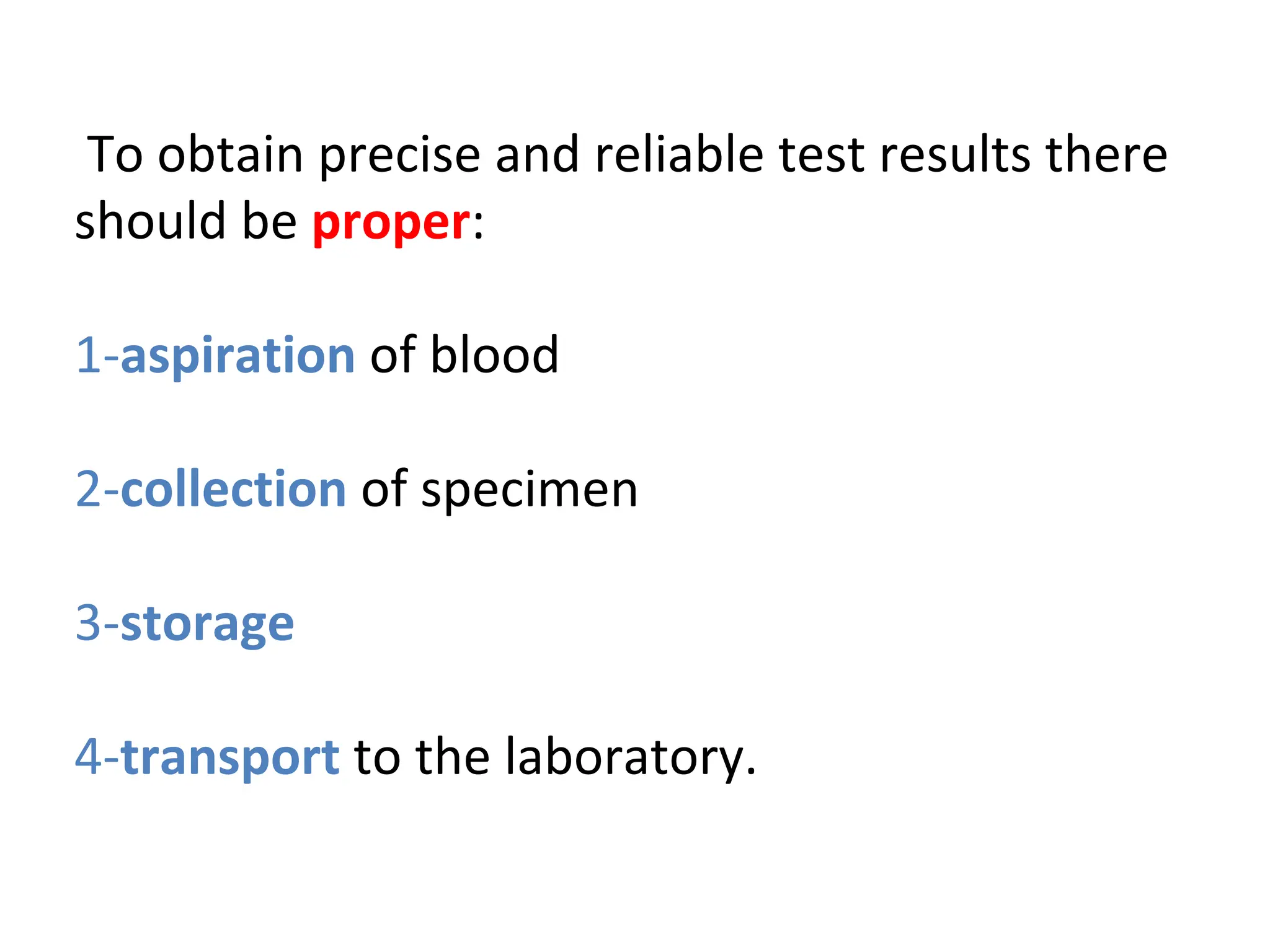 Collection & Handling of Blood Sample Hematology | PDF