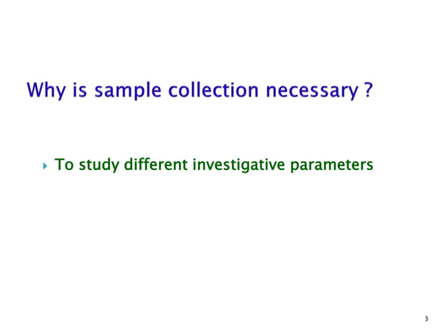 Sample collection and safety procedure in laboratory | PPTX