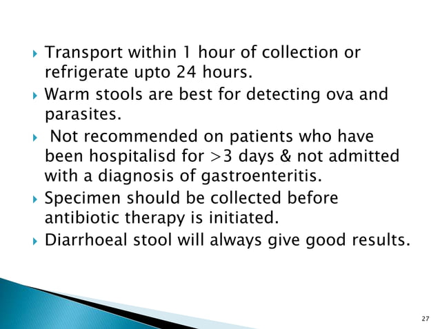 Sample collection and safety procedure in laboratory