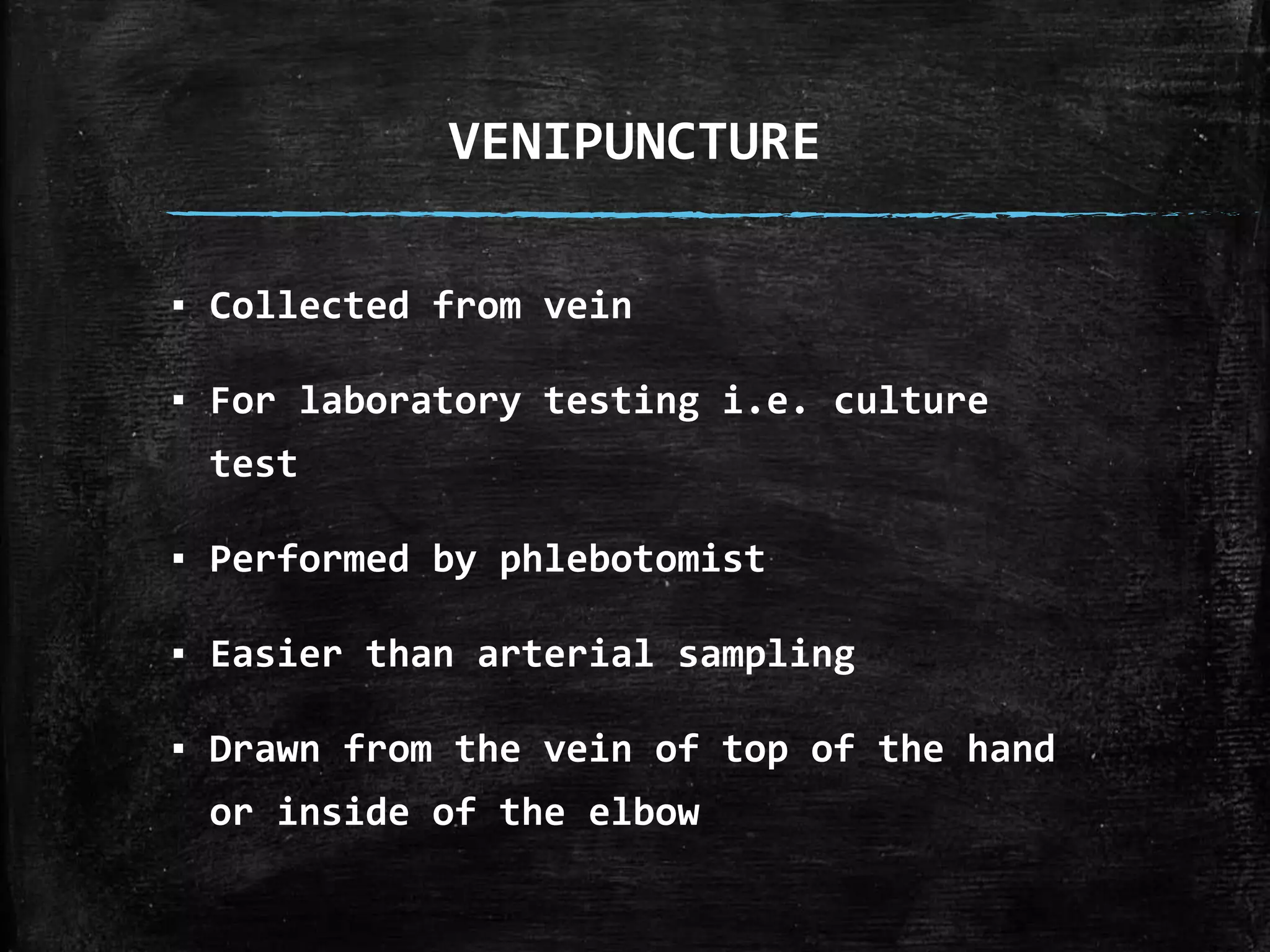 Sample collection for culture test | PPTX | Blood Disorders | Diseases ...