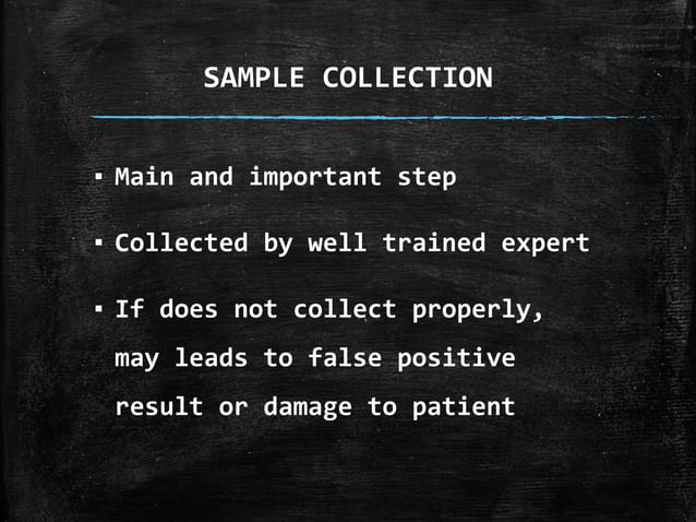Sample collection for culture test | PPTX | Blood Disorders | Diseases ...