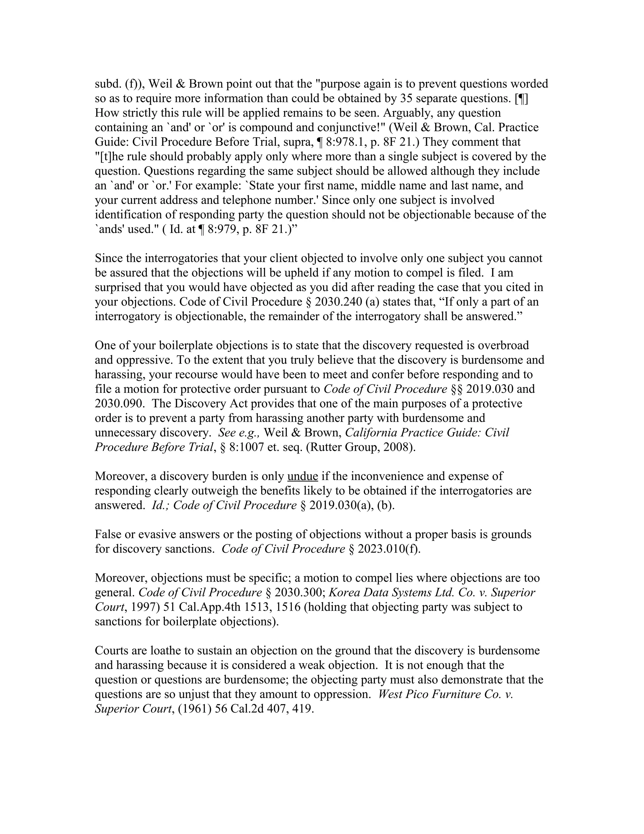 Sample collection of meet and confer letters for discovery in ...