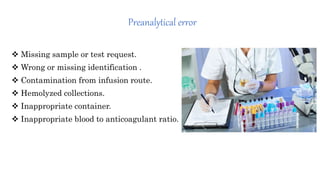 sample collection in clinical biochemistry | PPTX