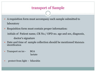 Sample Collection & Processing.pptxDr Rajju Tiwari M.D. biochemistry | PPTX