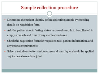 Sample Collection & Processing.pptxDr Rajju Tiwari M.D. biochemistry | PPTX