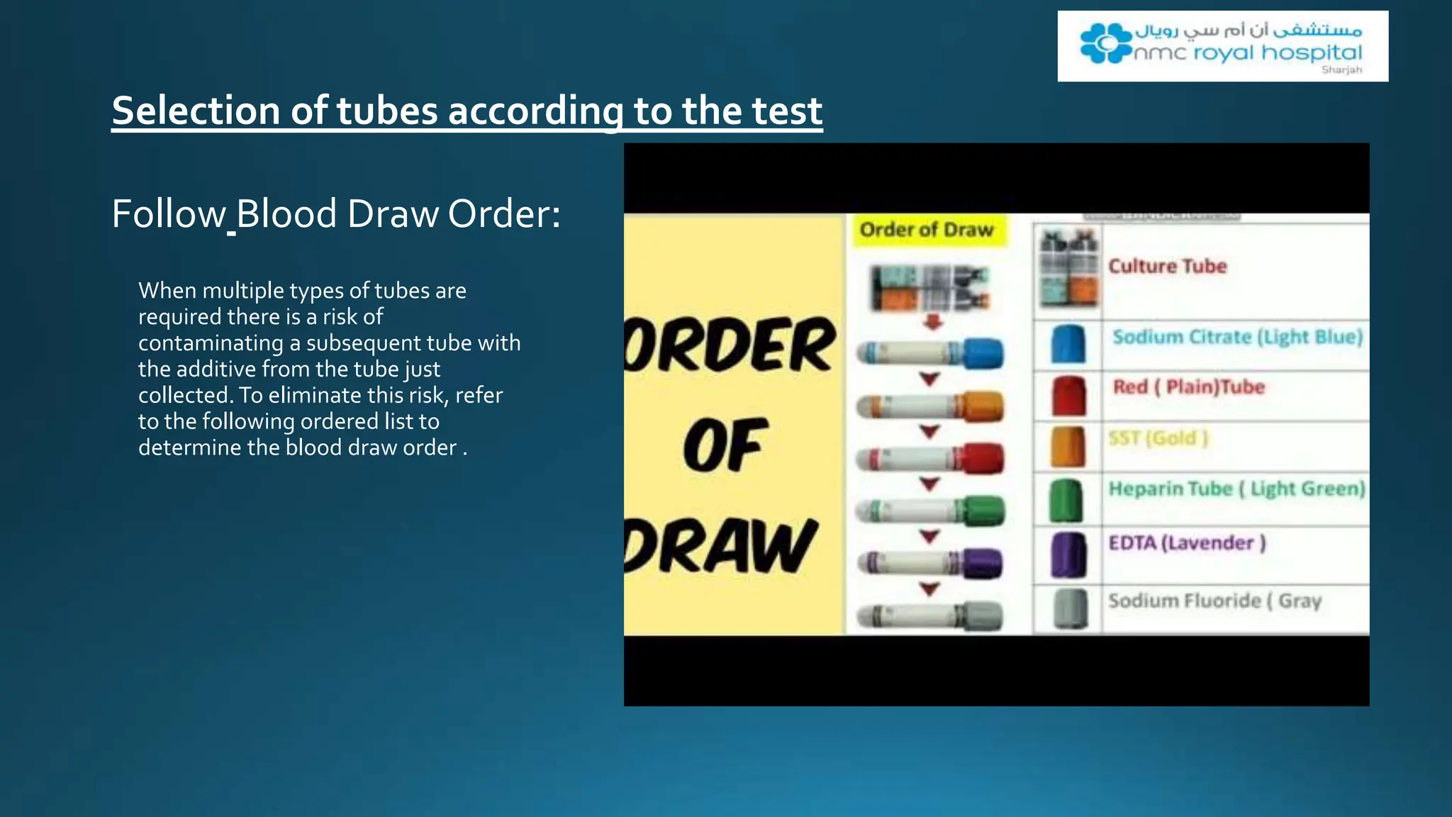 sample collection & rejection .pptx is used in hospital | PPTX