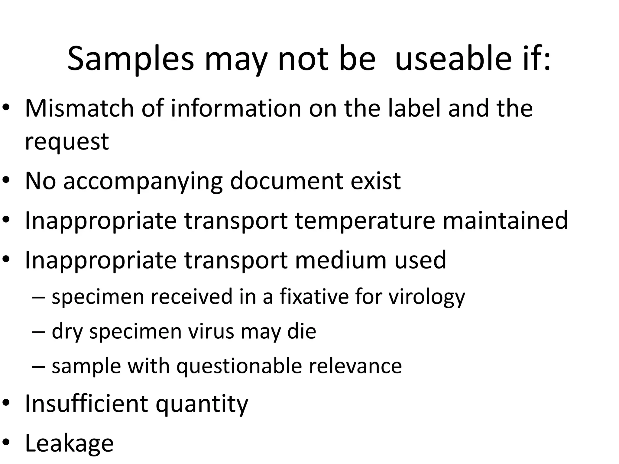 Sample collection, Storage III.ppt