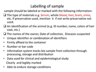 Sample collection, Storage III.ppt