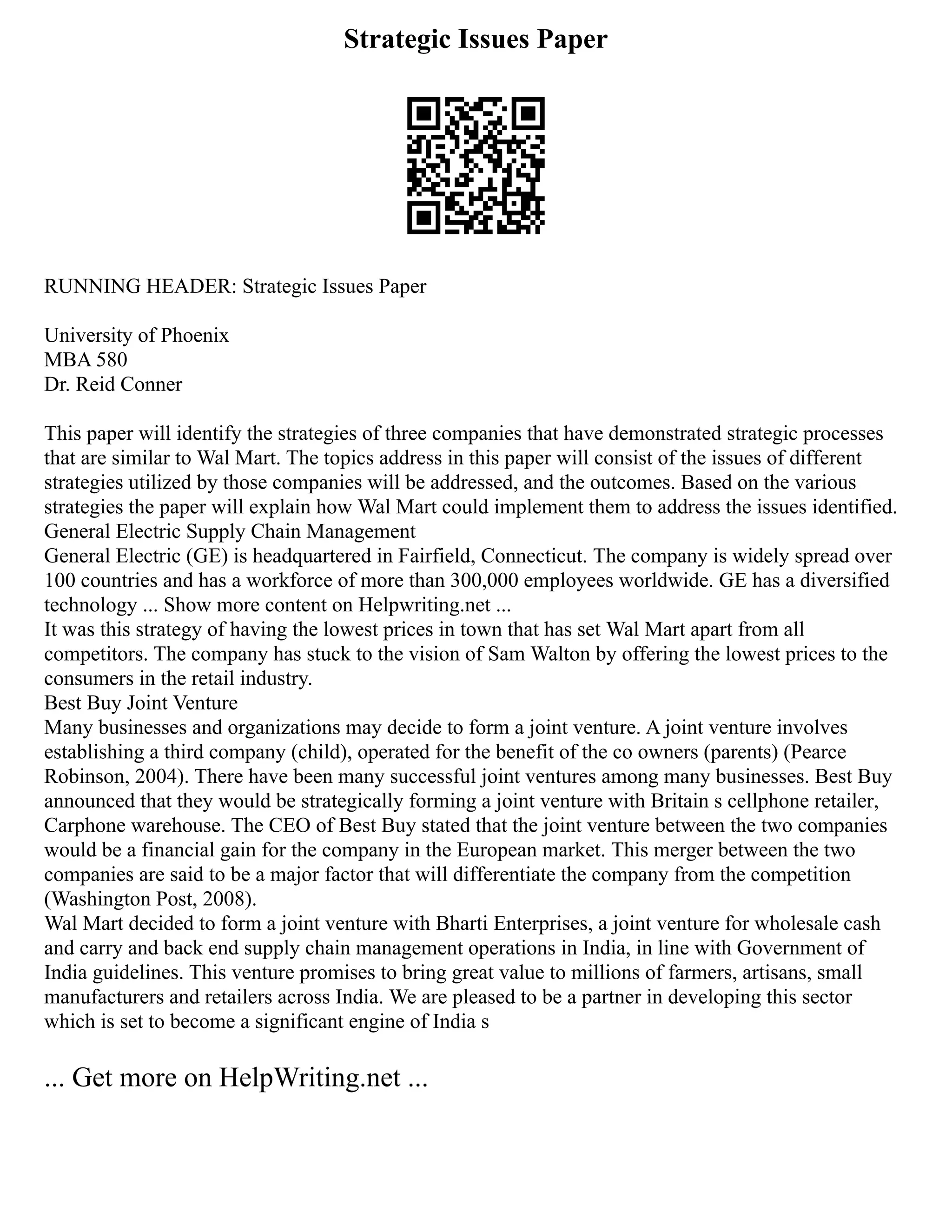 Sample College Paper Format - Personal Es | PDF