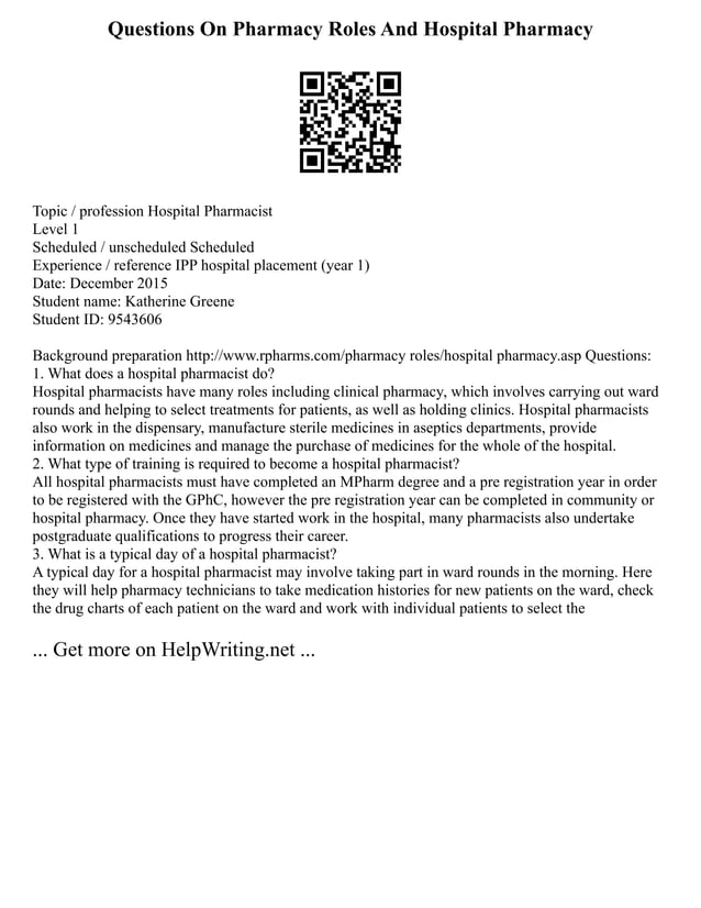 Sample College Paper Format Research Pap | PDF