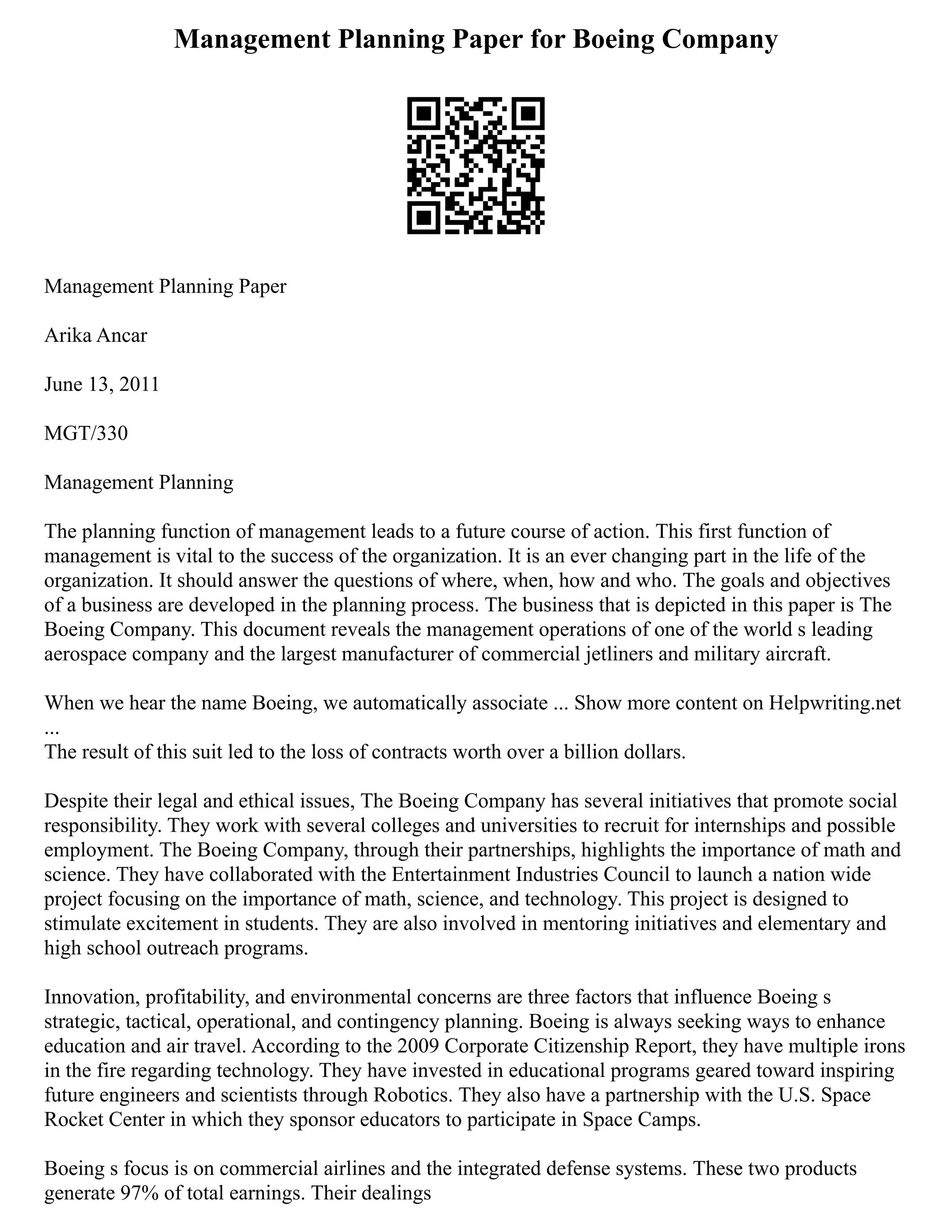 Sample College Paper Format Sample Of Term | PDF