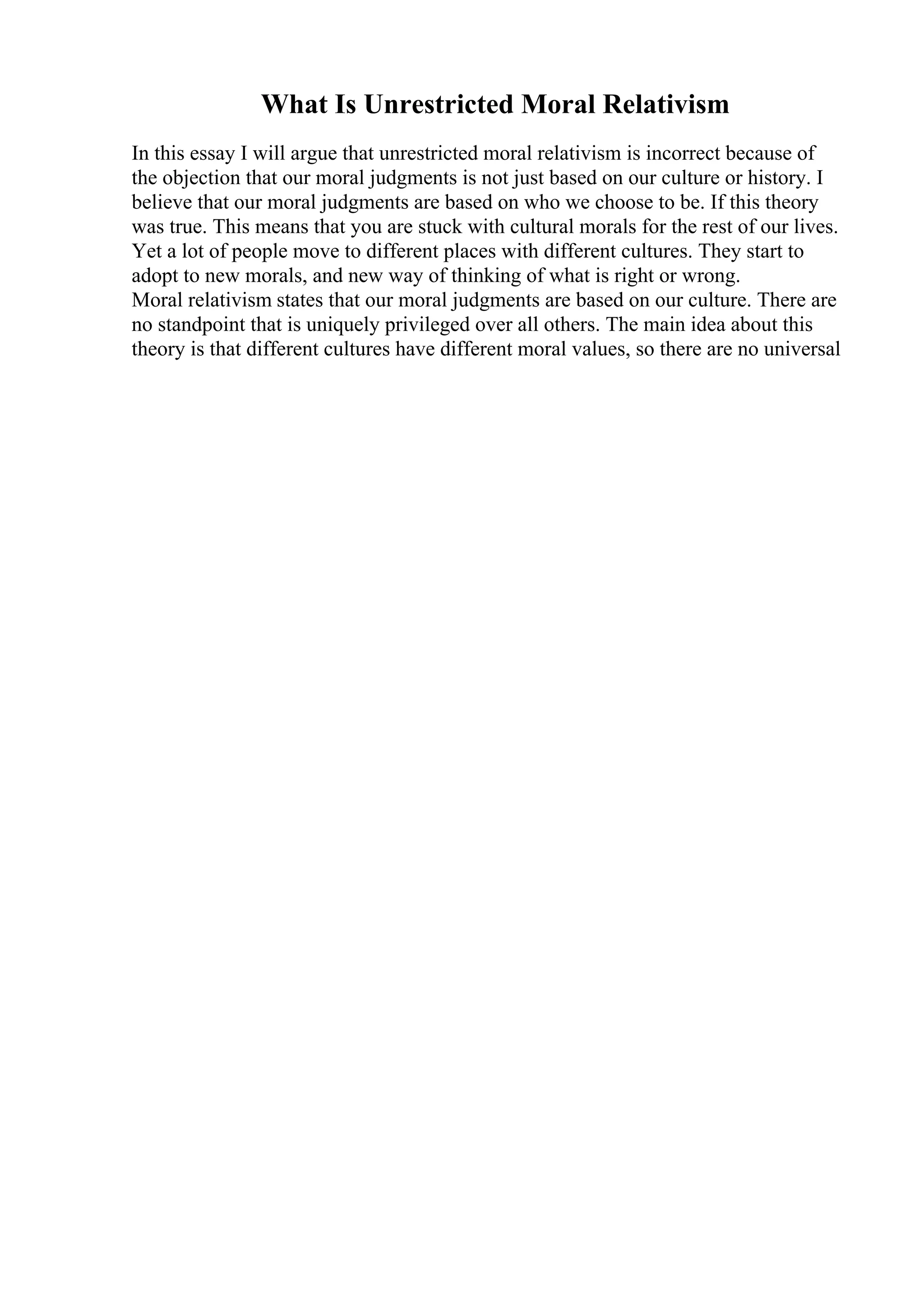 Sample College Personal Essay | PDF