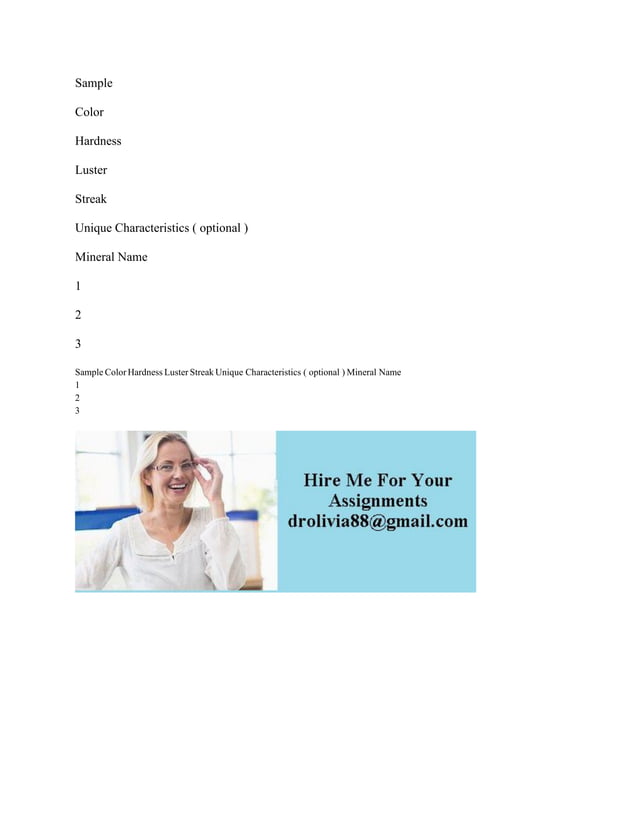 Sample Color Hardness Luster Streak Unique Characteristics(optional).pdf