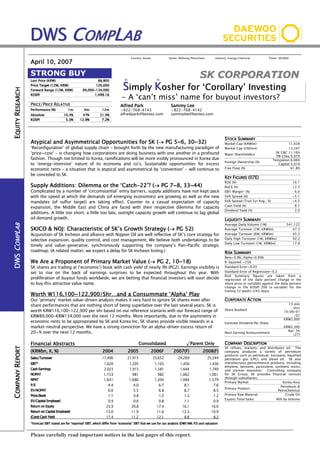 Apr 2007_SK Corp Earnings Forecast for FY 2007 | PDF