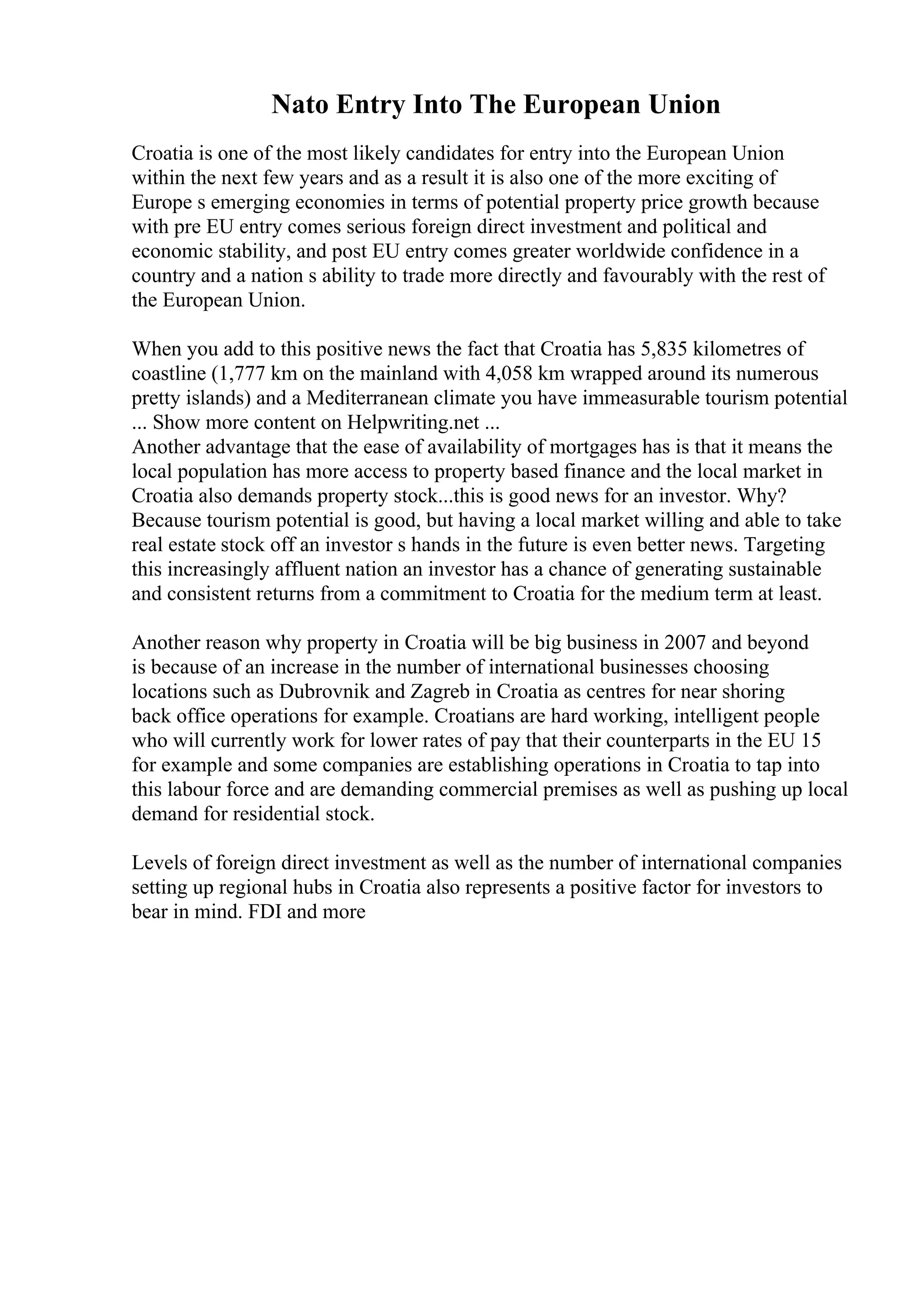 Sample Compare Contrast Essays | PDF