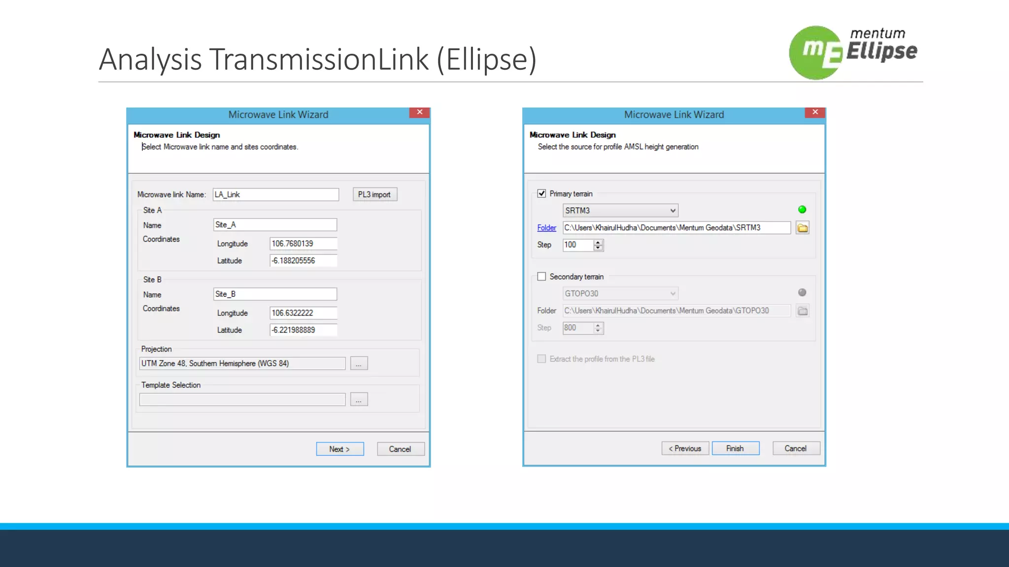 Mentum Ellipse vs Pathloss 4.0 Link Analysis | PPTX