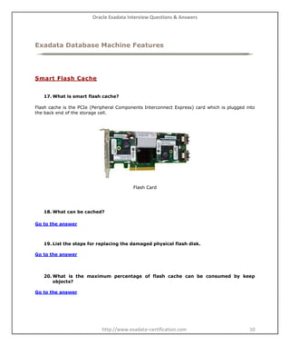 Oracle Exadata Interview Questions and Answers | PDF