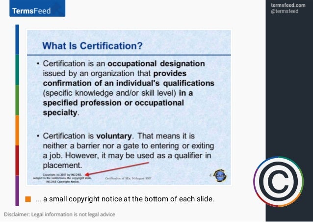 Notice Of Copyright Importance