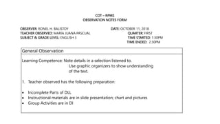 SAMPLE_COT_OBSERVATION_GUIDE_AND_TOOL_RP.pptx