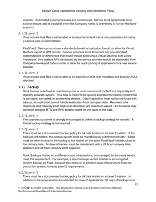 Sample Cloud Application Security and Operations Policy [release] | PDF