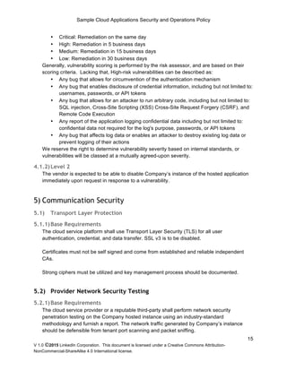 Sample Cloud Application Security and Operations Policy [release] | PDF