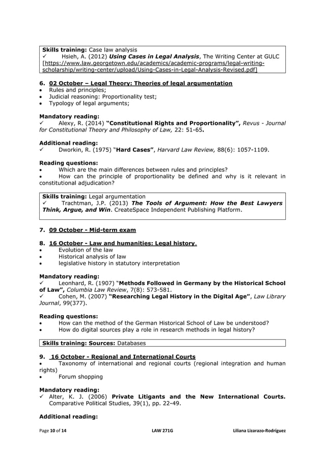 Sample course handout for research methodology | PDF