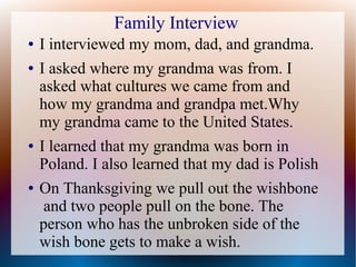 Sample culture project 1 | PPT