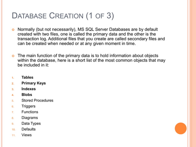 Sample database design methodology | PPSX