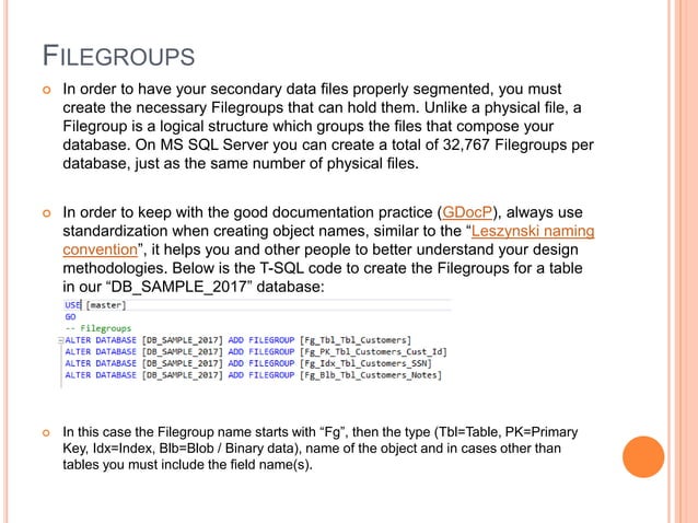 Sample database design methodology | PPSX