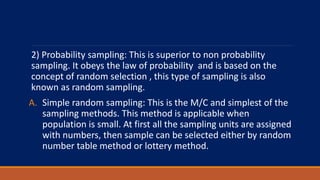 Sample & data collection method,sample size estimation,variables | PPTX