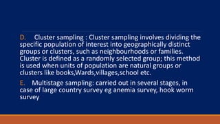 Sample & data collection method,sample size estimation,variables | PPTX