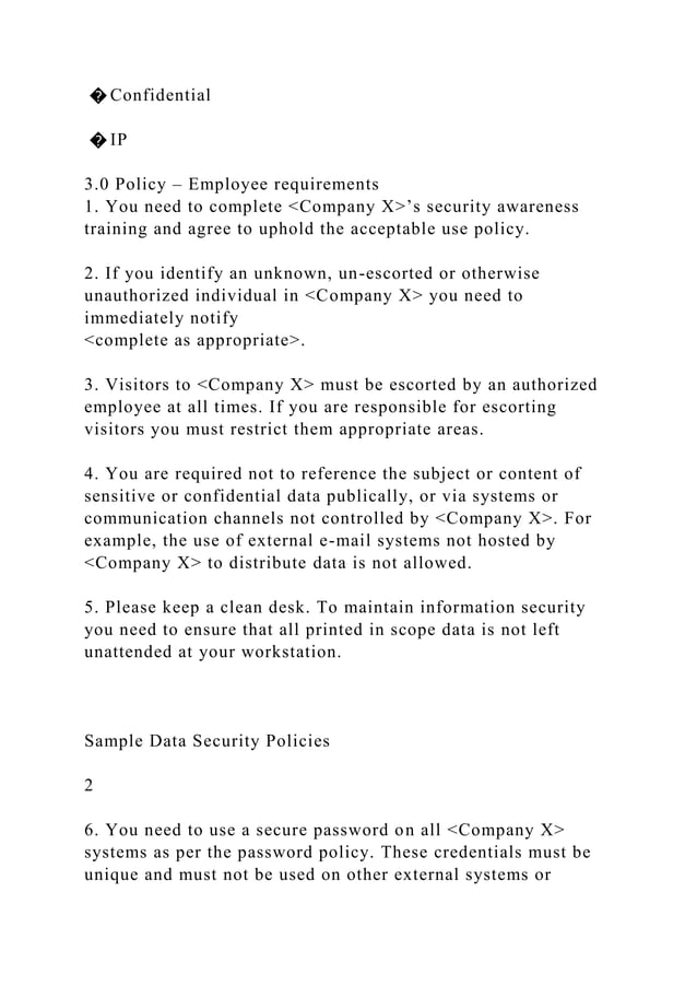 Sample Data Security PoliciesThis document provides three ex.docx