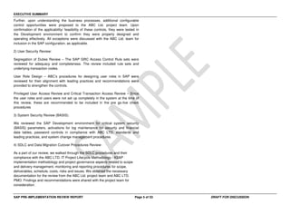 Sample Deliverable Report | PDF | Computer Software and Applications | Computing