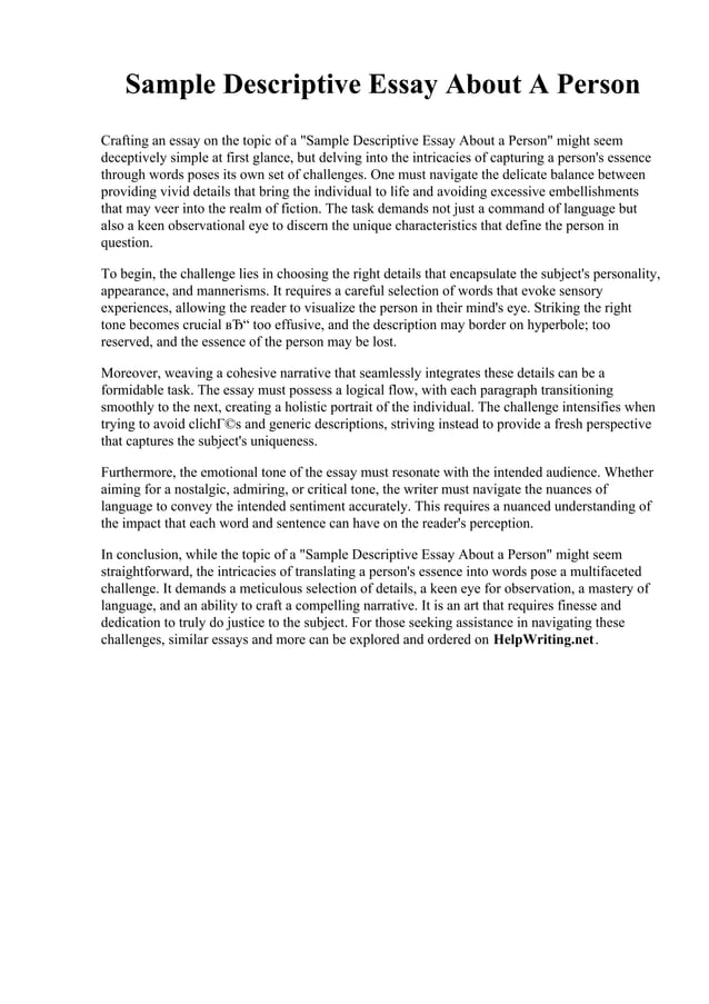 Sample Descriptive Essay About A Person.pdf
