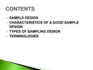 Sample design | PPTX