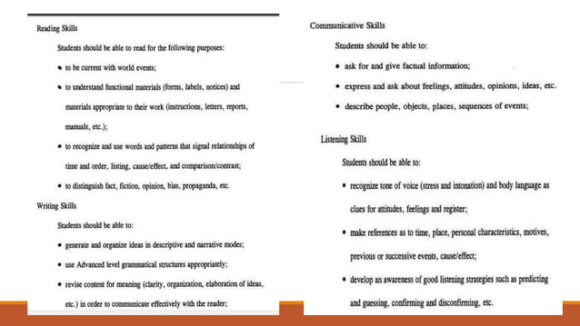 Sample design of a task based syllabus | PPTX | Homework and Study ...
