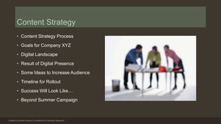 Sample of a Digital Content Strategy Proposal | PPTX
