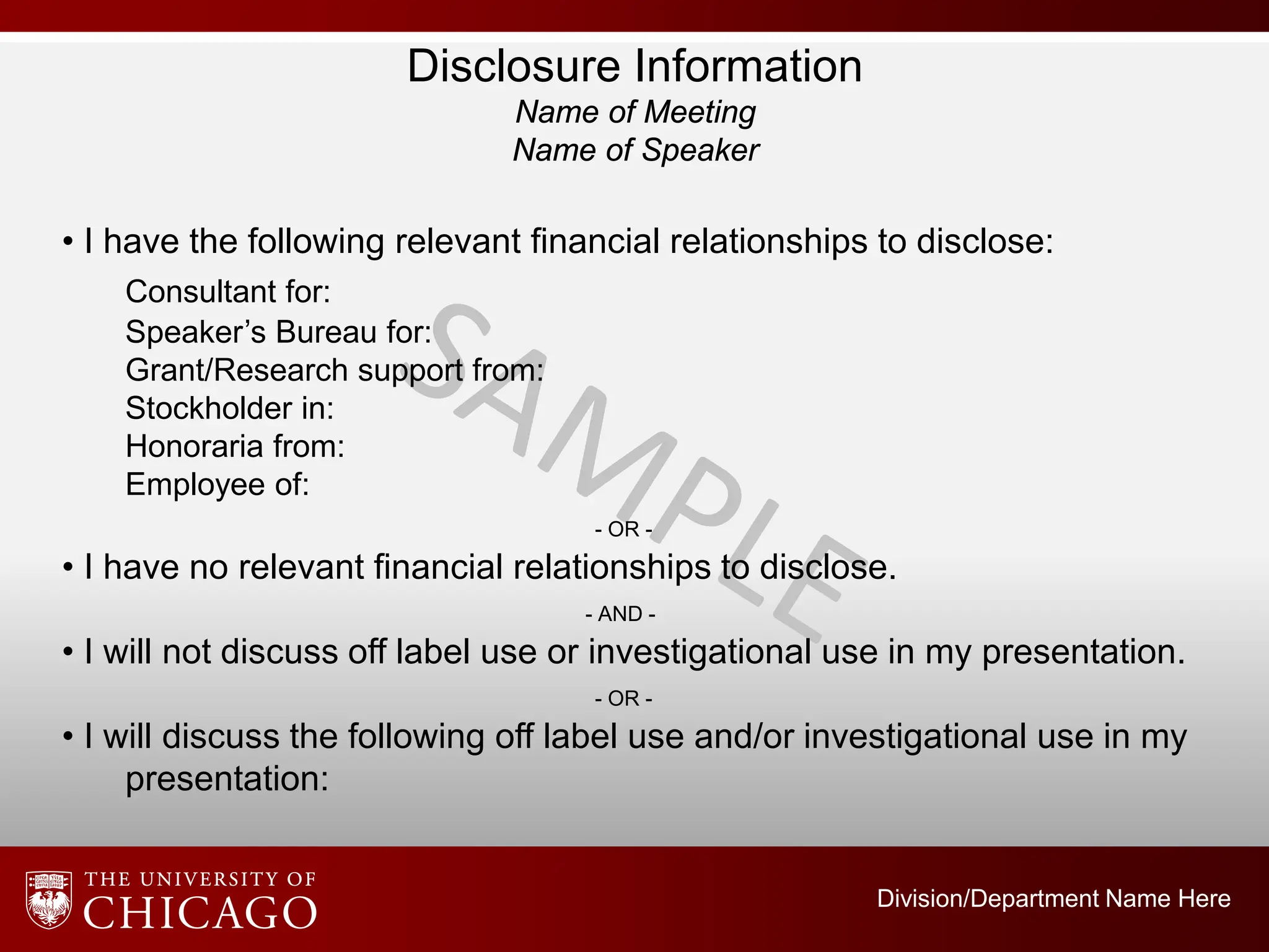 Sample Disclosure Slide share pdf Ms power | PDF