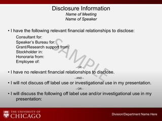 Sample Disclosure Slide share pdf Ms power | PDF