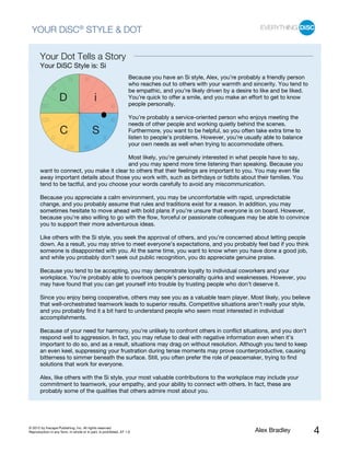 Sample di sc new workplace report | PDF | Careers